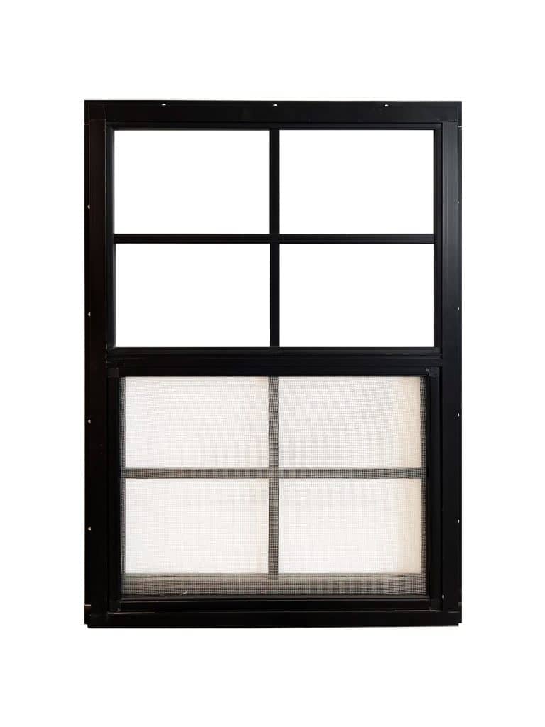 18" x 27" Aluminum Vertical Slider J-Lap Window - Shed Repair LLC