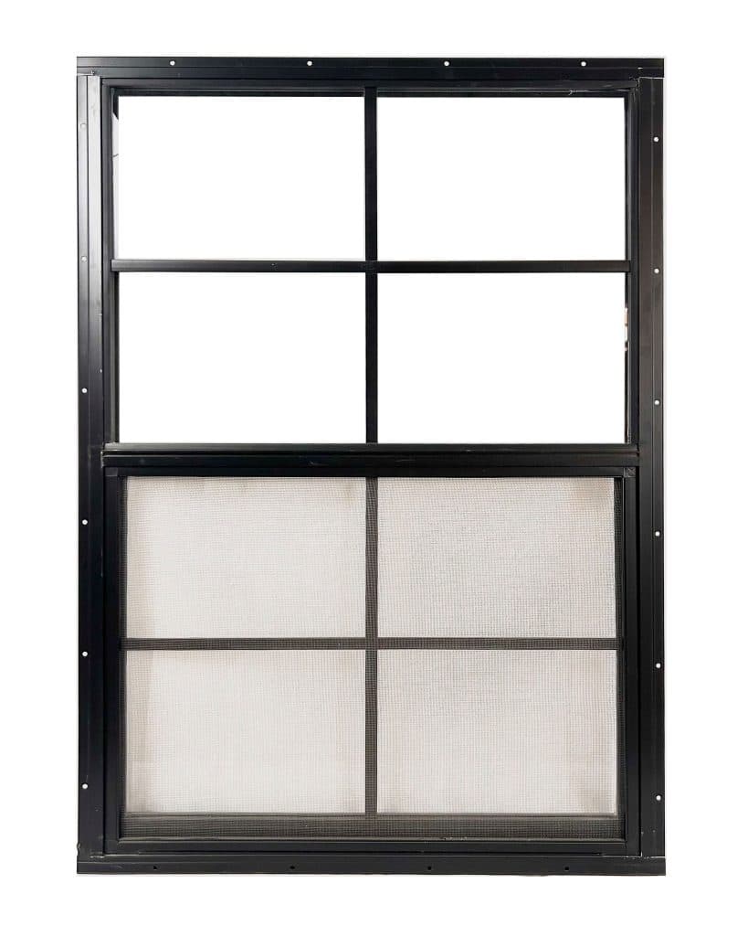 24" x 36" Aluminum Vertical Slider Flush Window - Shed Repair LLC