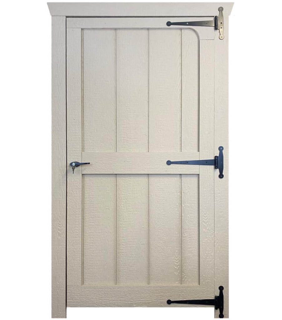 36" Classic Style Wooden Single Shed Door - Shed Repair LLC