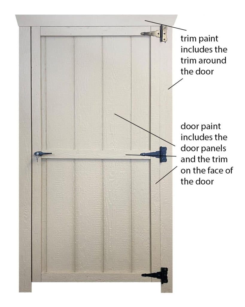 60" Standard Style Wooden Double Shed Doors - Shed Repair LLC
