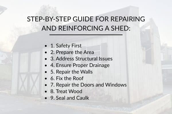 How to Repair a Shed: A DIY Guide (and When to Call a Pro) - Shed ...