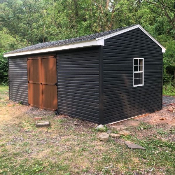 48" Traditional Style Wooden Double Shed Doors - Shed Repair LLC