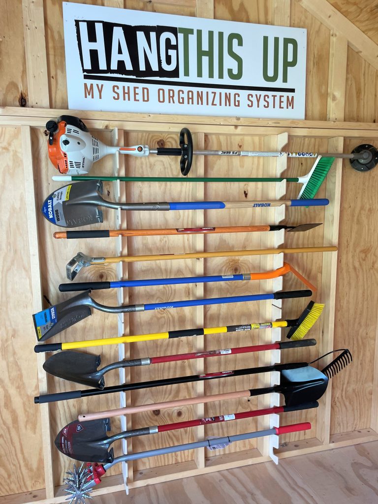 Universal Garden Tool Organizer - 36" - Shed Repair LLC